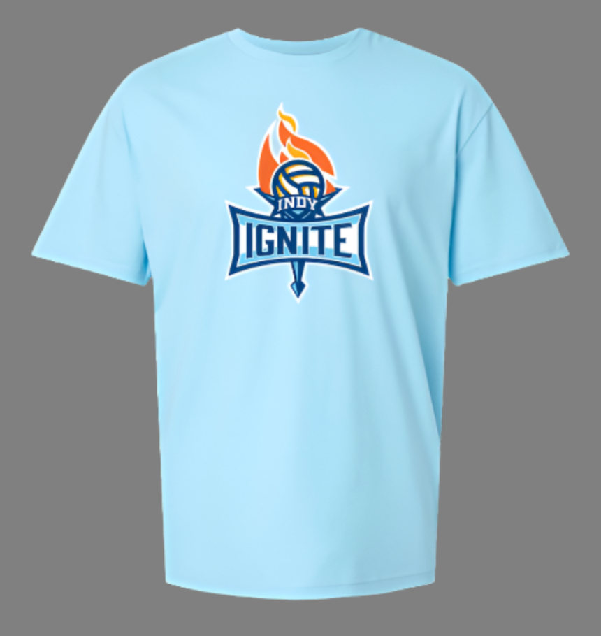 Youth Sky Logo Tee – Indy Ignite